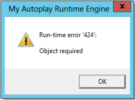 Office Catalog Installation Error 424 on AutoRun – Office