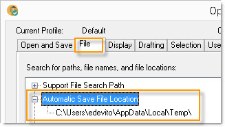 Cap Complete: backup and autosave files – Office