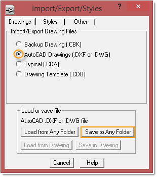 Giza: Exporting to AutoCAD – Office