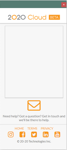 Blank Cloud sign-in dialog – Office