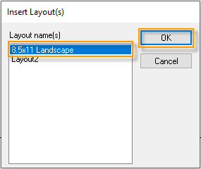 Cap Complete: import layout tabs from other drawings – Office