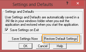 Giza: how to reset default settings – Office