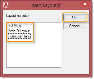 Cap: import layout tabs from other AutoCAD drawings – Office