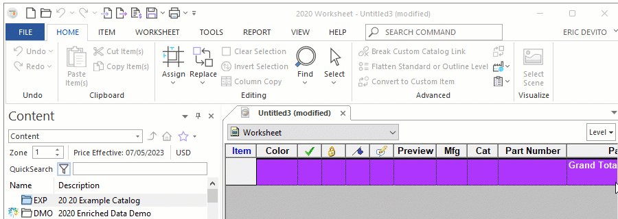 Worksheet: New User Interface – Office