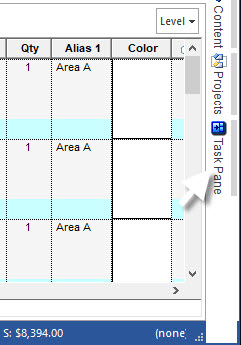 Auto-hide feature (Task pane) – Office