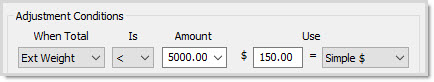 Example - shipping charge based on weight – Office