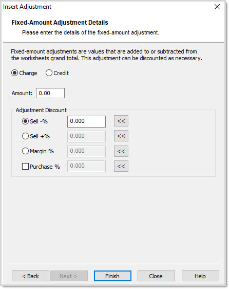 Fixed amount – Office