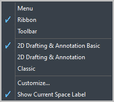 Run in 2D drafting & annotation basic mode – Office