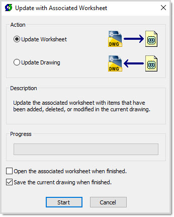 Update with associated worksheet – Office