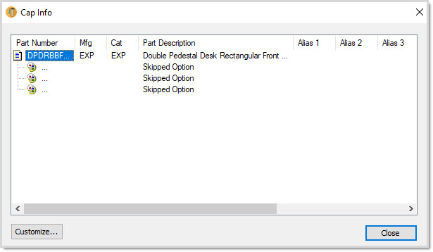 View item information – Office