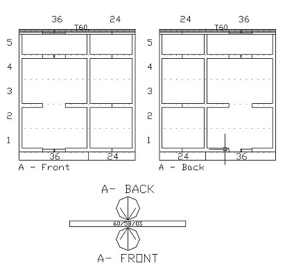 Create elevations for a structure run – Office