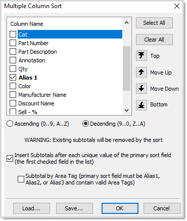 Subtotals – Office