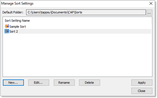 How to use the sort setting – Office