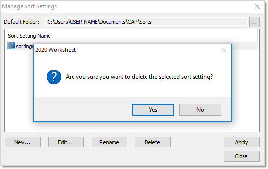 How to use the sort setting – Office