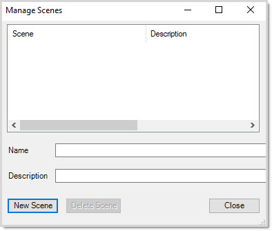 Define add or delete a scene for Visual Impression – Office