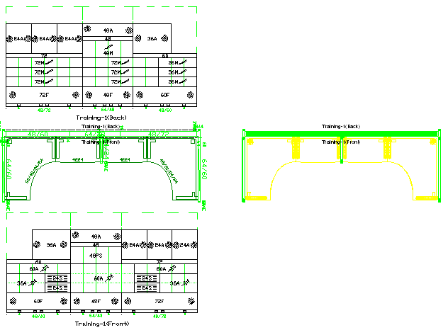 Plan and 3D views – Office