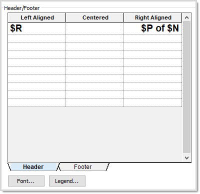 Header / Footer – Office