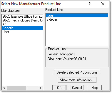 Select a furniture library – Office