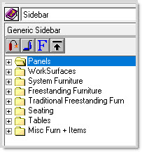 Sidebar menu – Office