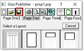 Save Layout as Template – Office