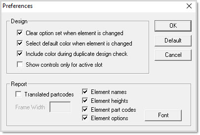 Frame designer preferences – Office
