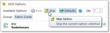 Skip options – Office