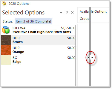 Move panes – Office