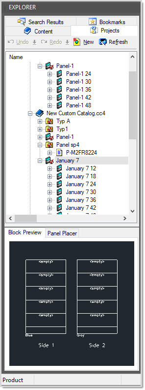 Add a panel configuration to a drawing – Office