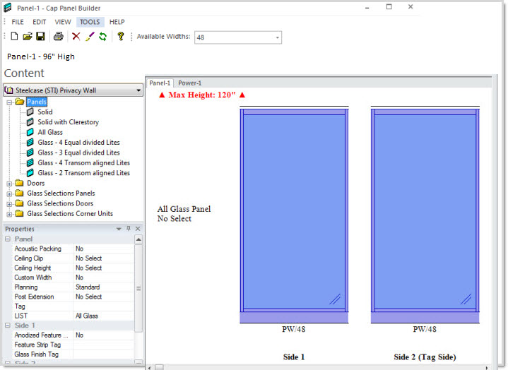 Create A Panel Configuration Office
