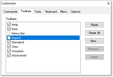 Custom toolbars – Office