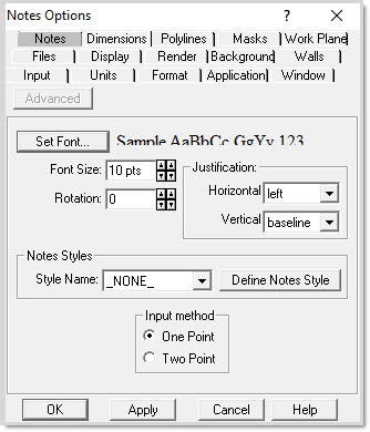 Set Drawing Options – Office