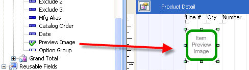 Report designer: Fields – Office